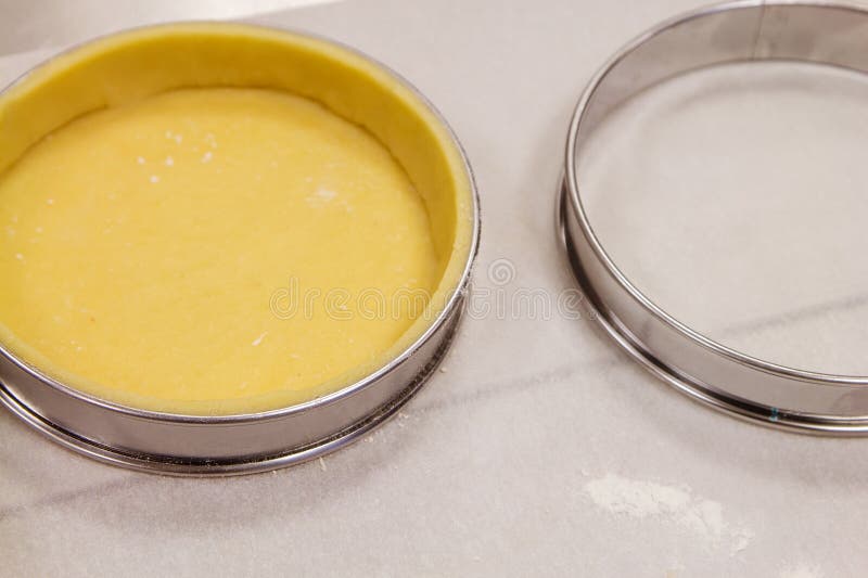 Cooking tart process stock photo. Image of kitchen, pricking - 63841892