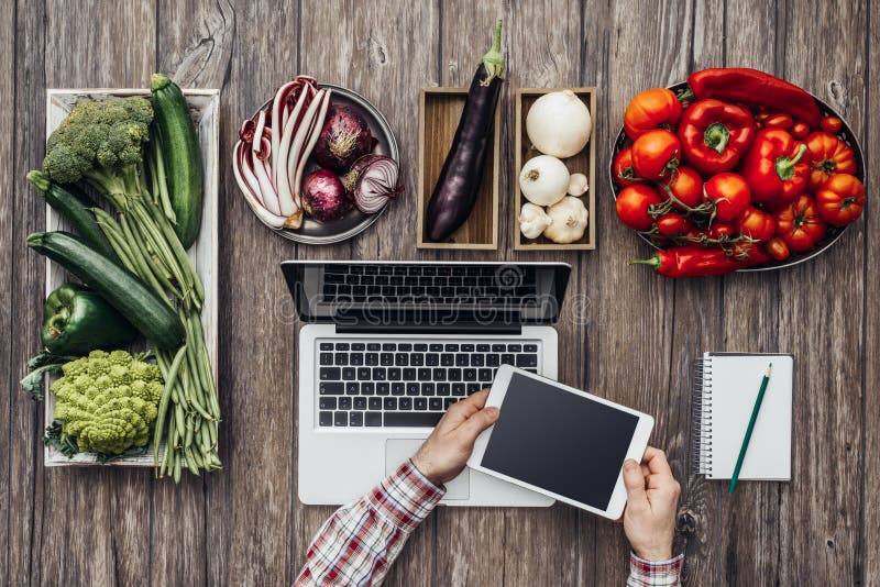 Cooking and technology stock image. Image of healthy - 72634039