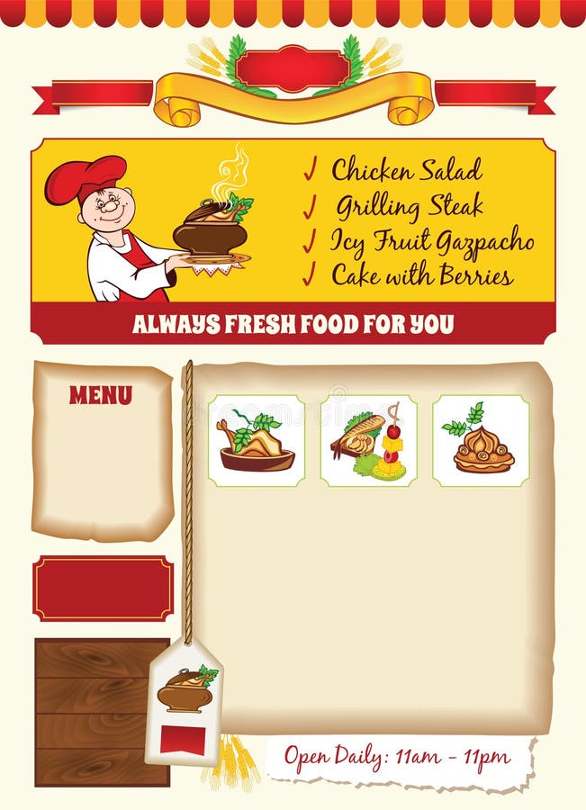 Cooking Scrapbook Frame Template Stock Illustrations – 120 Cooking ...