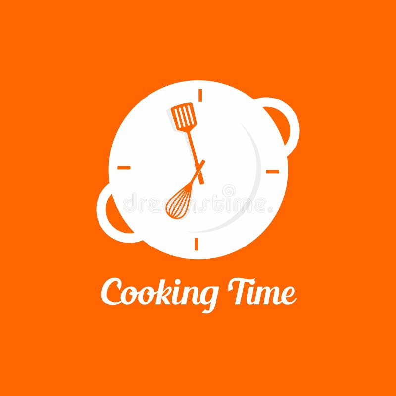 Cooking Time Logo Designs Vector Stock Vector - Illustration of mixer ...