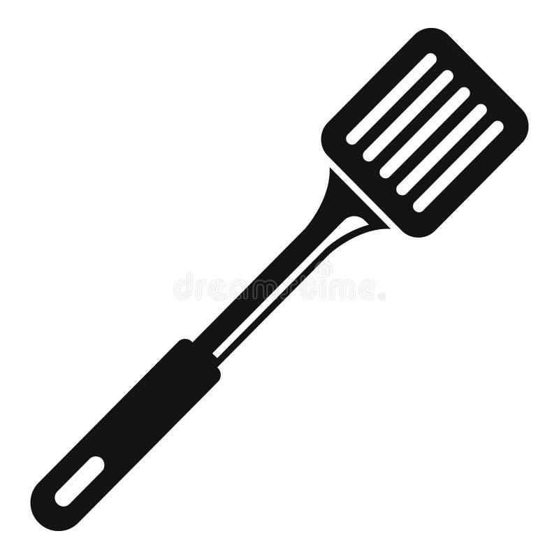 Cooking Tool Spatula Icon Simple Vector. Rustic Element Stock Vector ...