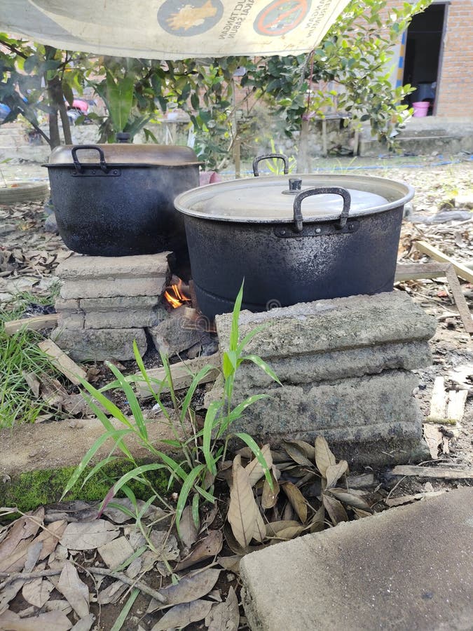 Cooking Using a Kitchen and a Pot Stock Image - Image of kitchen ...