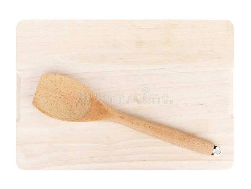 Cooking Utensil on Cutting Board Stock Photo - Image of dishware ...