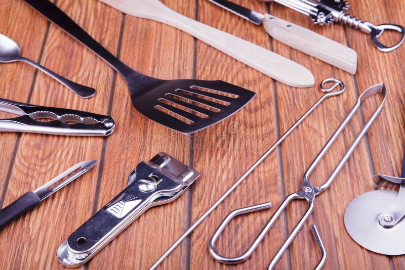 Cooking utensils stock image. Image of equipment, instrument - 29508517