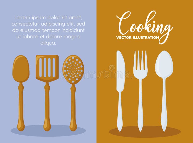 Cooking utensils design stock vector. Illustration of kitchen - 126474094
