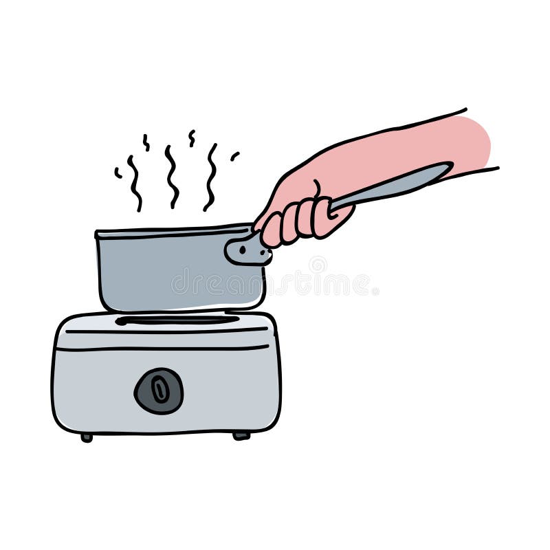 Cooking vector clip art stock illustration. Illustration of working ...