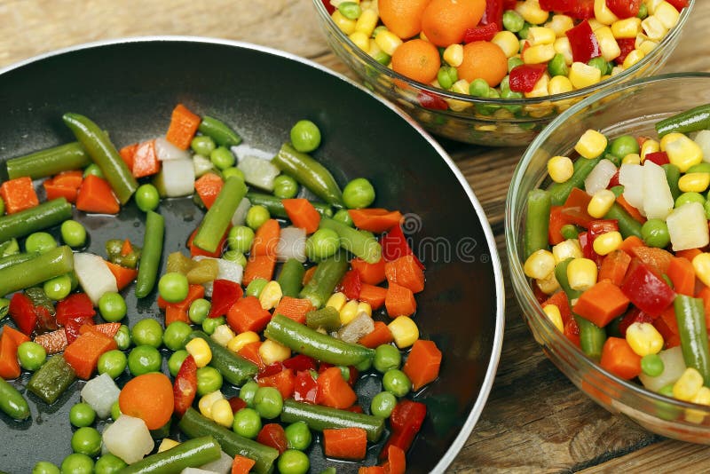Cooking vegetables stock image. Image of detail, meal - 42062281
