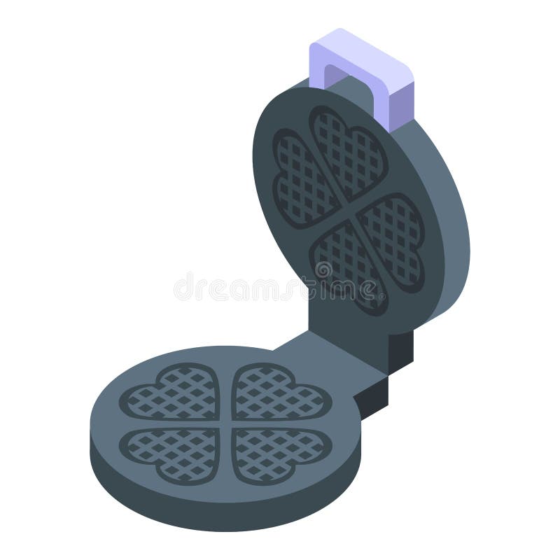 Cooking Waffle Machine Icon Isometric Vector. Iron Maker Stock ...