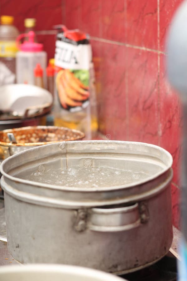 Cooking Water on the Stove, Version 3 Stock Image - Image of health ...