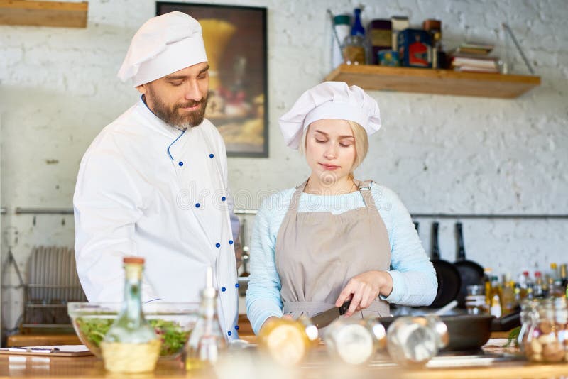 Apprentice Chef stock image. Image of professional, enjoying - 141660363