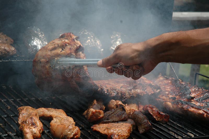 Cookout stock photo. Image of heat, grilling, ready, delicious - 5393086