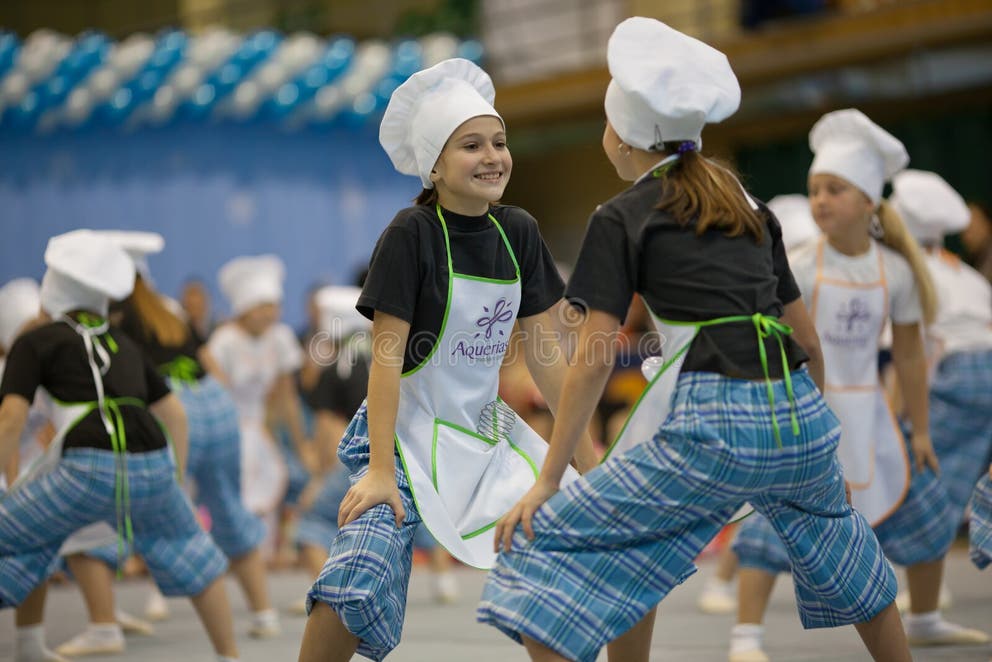 Cooks Dance editorial stock image. Image of back, performance - 22524489