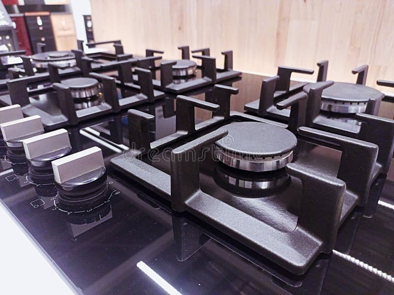 Cooktop button stock image. Image of food, induction - 262570477