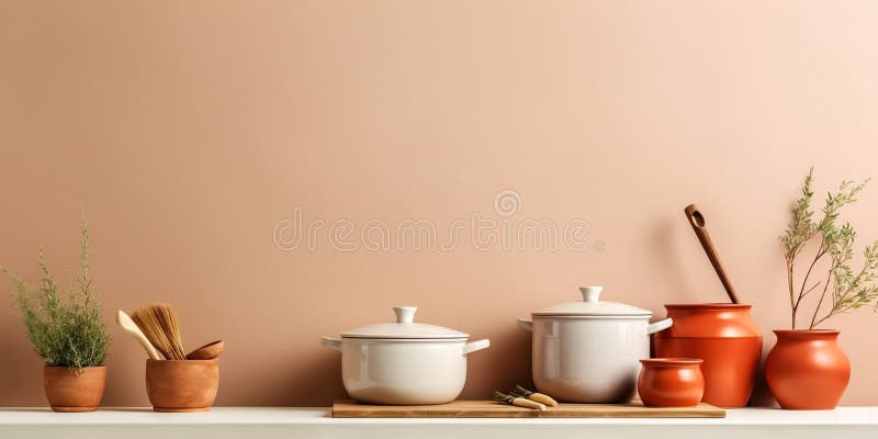 Cookware Kitchen in Modern Gourmet Kitchen Banner , Advertising Banner ...