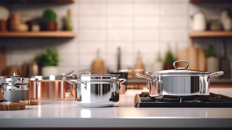 Cookware Kitchen in Modern Gourmet Kitchen Banner , Advertising Banner ...