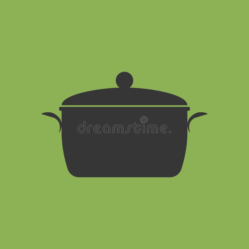 Cookware Pan Pot Lid stock vector. Illustration of cook - 83138350