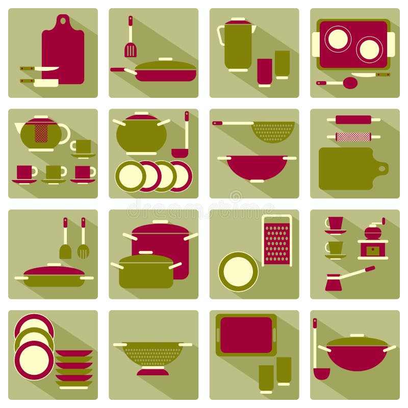 Cookware stock vector. Illustration of board, scoop, cookware - 57556824