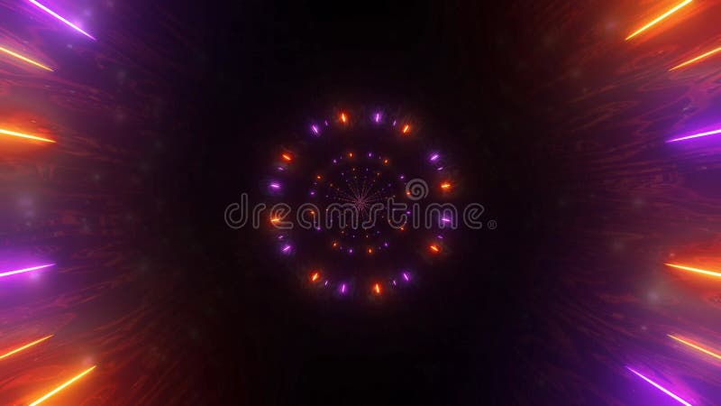 Cool Abstract Reflection Space Particles 3d Illustration Vj Loop Stock ...