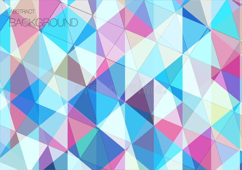 Cool Abstract Triangle Geometric Background Stock Vector - Illustration ...