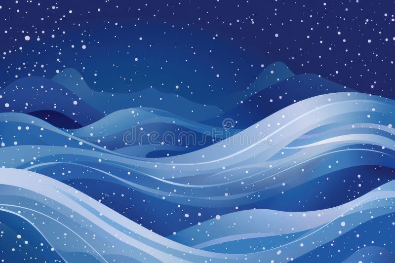 Cool Abstract Winter Background in Blue with Frosty Elements and Subtle ...
