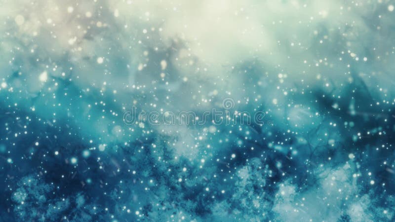 Cool Abstract Winter Background in Blue with Frosty Elements and Subtle ...