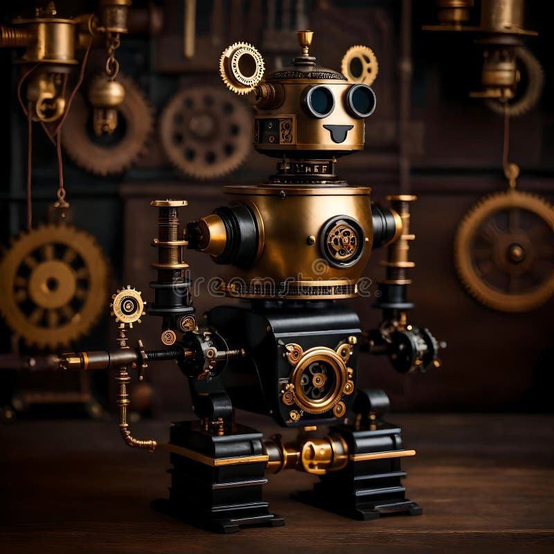 Cool Advanced Robot with Lots of Details - Ai Generated Image Stock ...