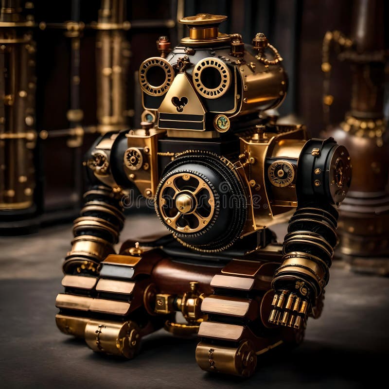 Cool Advanced Robot with Lots of Details - Ai Generated Image Stock ...