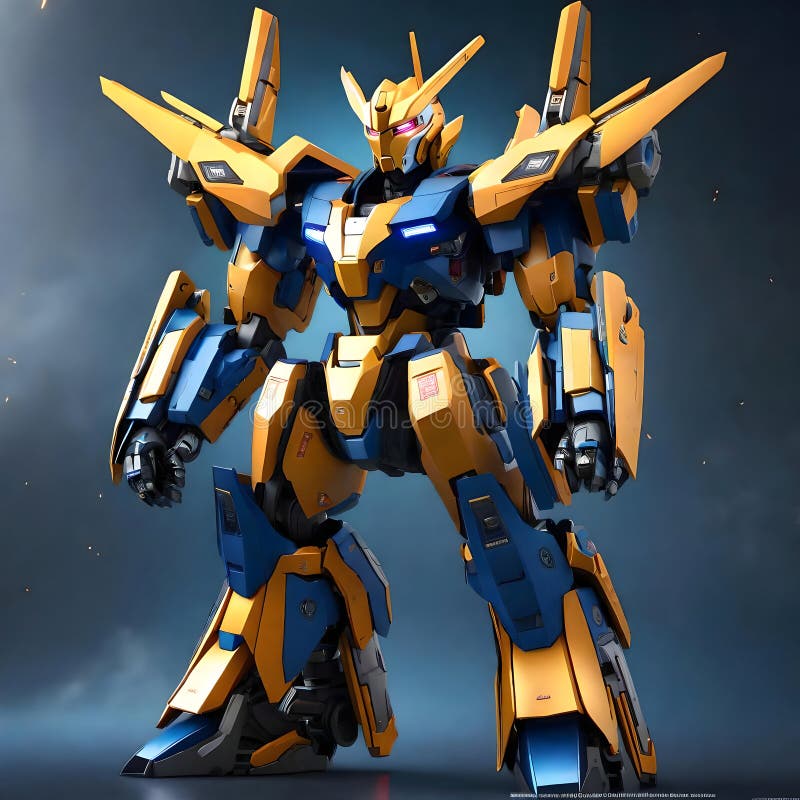 Cool Advanced Robot with Lots of Details - Ai Generated Image Stock ...