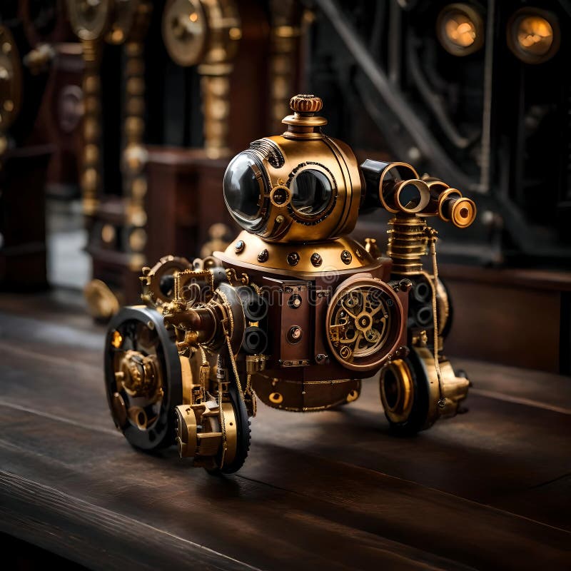 Cool Advanced Robot with Lots of Details - Ai Generated Image Stock ...