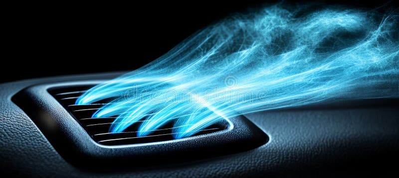 Cool Air Flowing from Car Air Conditioner Vent, Climate Control System ...