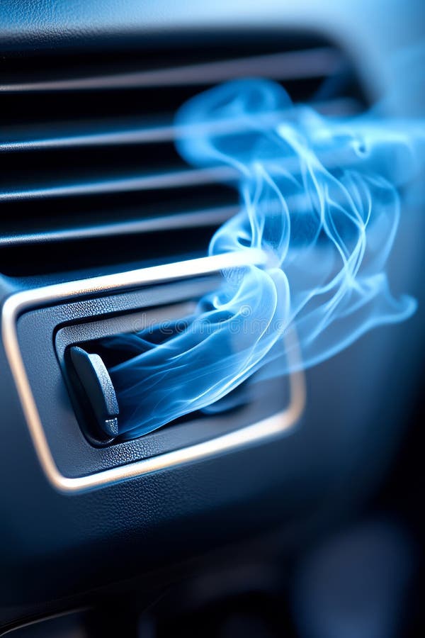 Cool Air Flowing from Car Air Vent, Creating Tranquil and Refreshing ...