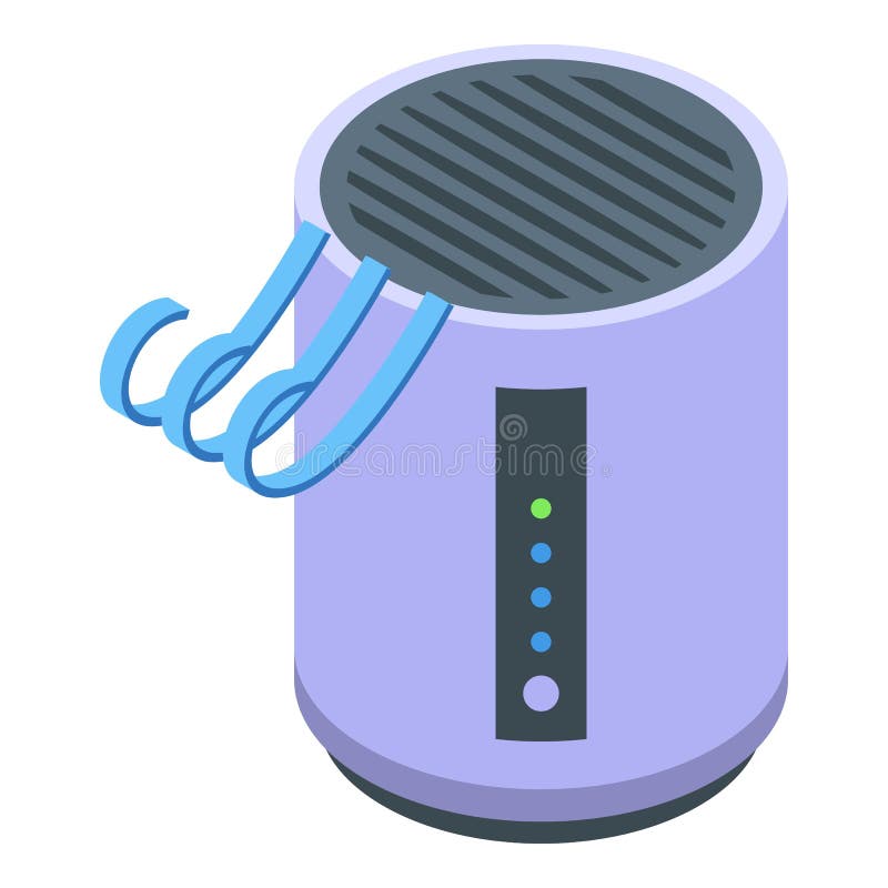 Cool Air Icon Isometric Vector. Clean Air Stock Vector - Illustration ...