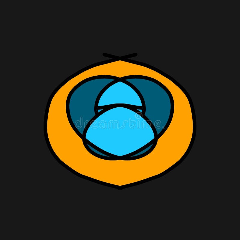 Cool Art Design of Icons and Logos Stock Illustration - Illustration of ...