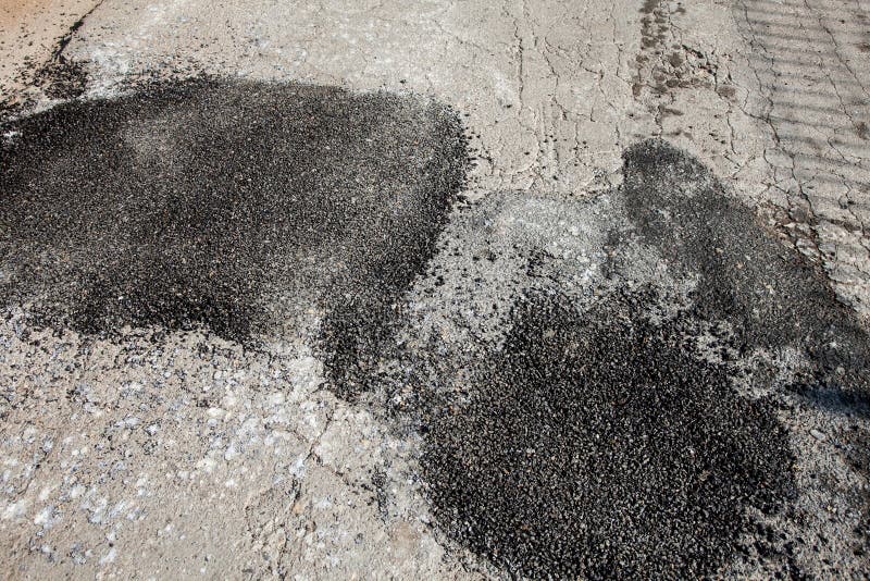Cool asphalt road repair stock photo. Image of concrete - 48604642