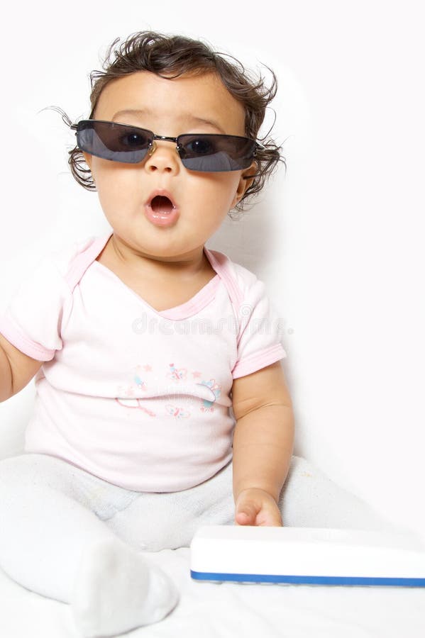 Cool Baby stock image. Image of portrait, family, sunglasses - 11907423