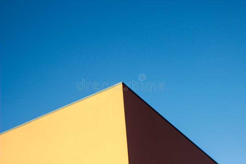 Orange Building Background Align Stock Image - Image of buildings ...