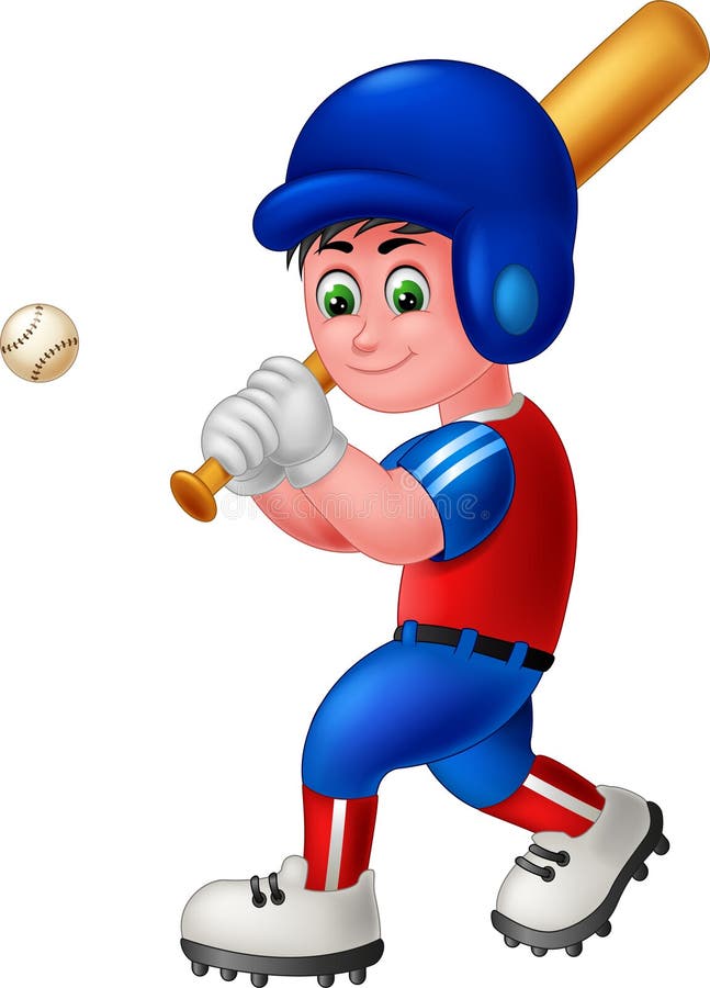 Funny Baseball Player Cartoon Vector Stock Illustrations – 443 Funny ...