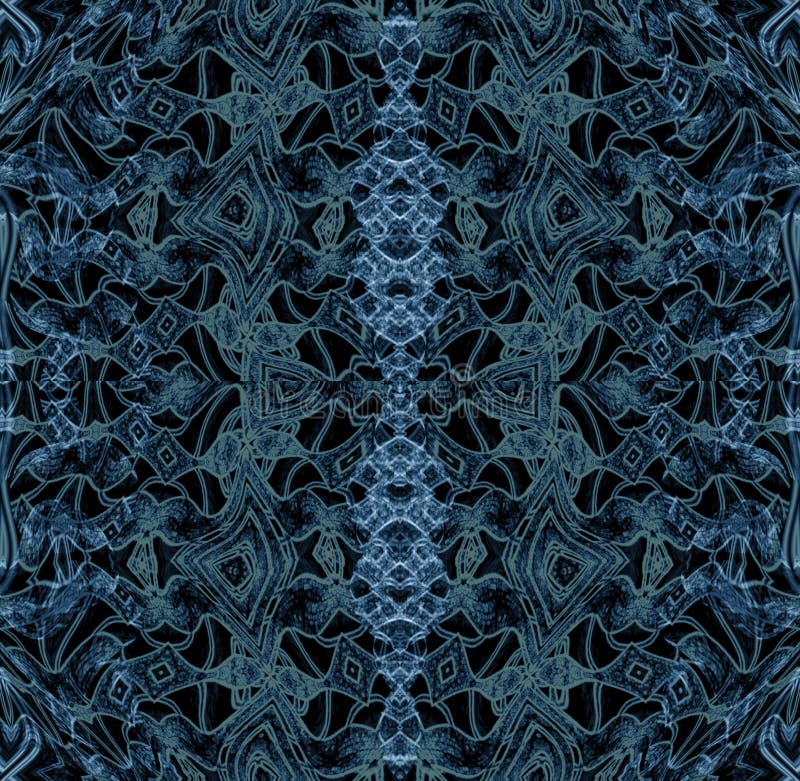 Cool Batik Styled Abstract Background and Pattern Stock Illustration ...