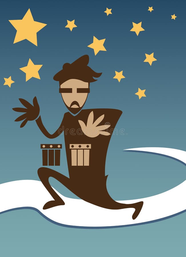 Cool Beatnik Drummer Poster Stock Vector - Illustration of drawing ...