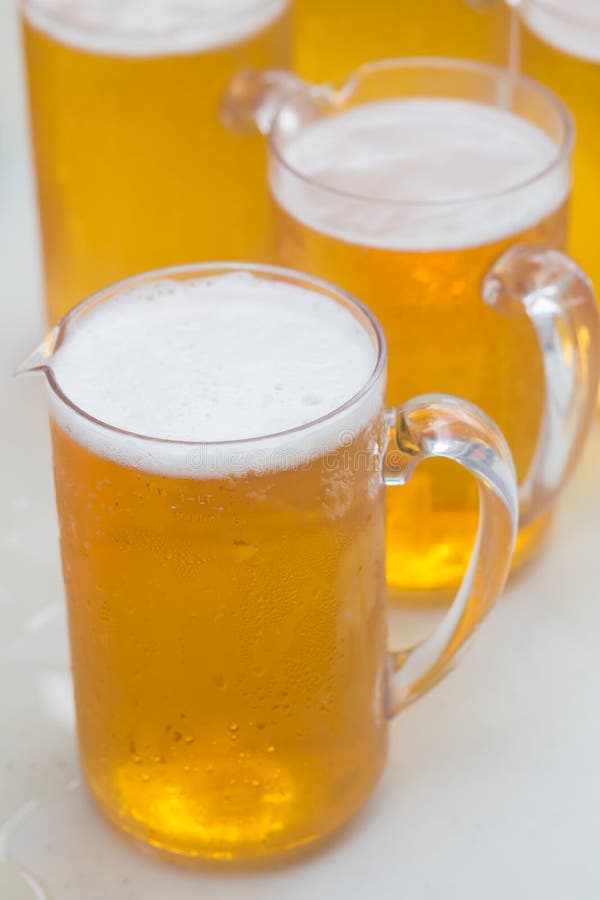 Cool beer mugs. stock photo. Image of alcohol, beaker - 16723954