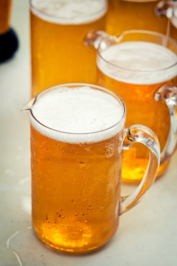 Cool beer mugs. stock photo. Image of alcohol, beaker - 16723954