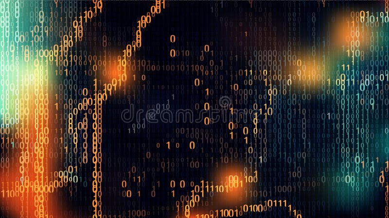 Matrix Binary Rain Stock Illustrations – 128 Matrix Binary Rain Stock ...