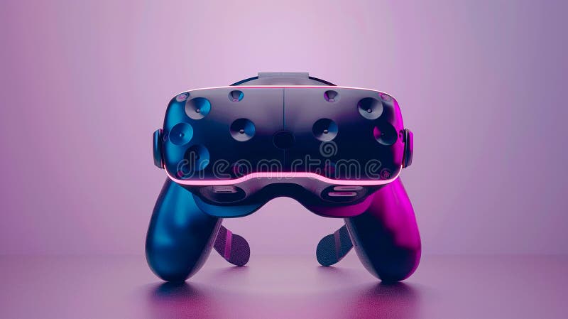 Cool Black VR Glasses, Headset, Sleek and High End Look, Artificial ...