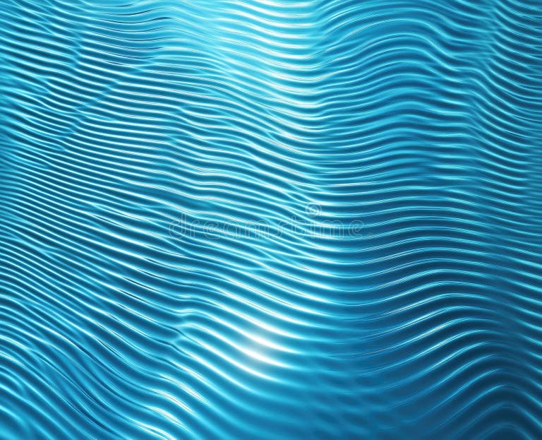 Abstract Blue Wave Pattern with Light Reflection for Modern Background ...