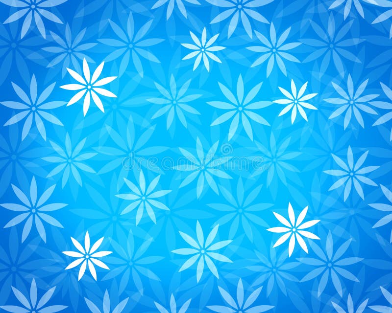 Cool Blue Shades and Blurs Abstract Background Shapes Stock ...