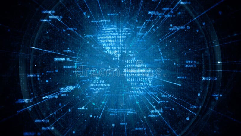 Cool Blue Global Data stock illustration. Illustration of text - 274519641