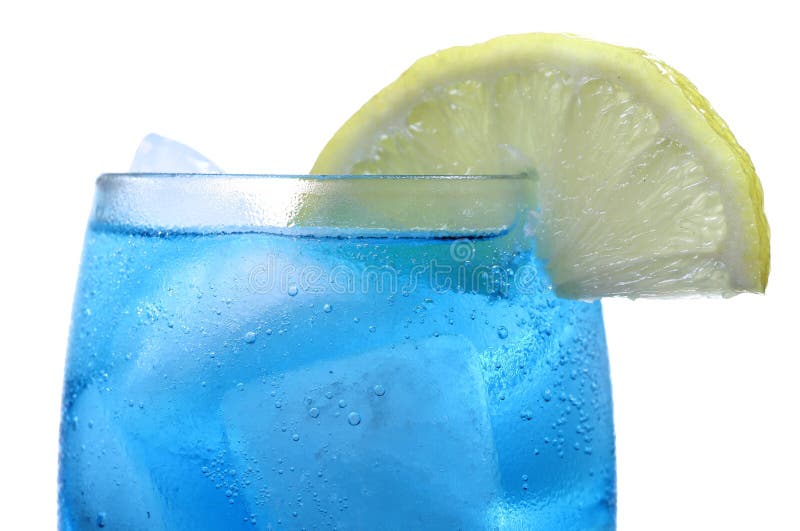 Cool blue iceberg drink stock image. Image of isolated - 18227379
