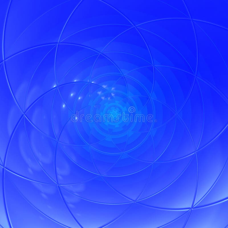 Cool Blue Shades and Blurs Abstract Background Shapes Stock ...