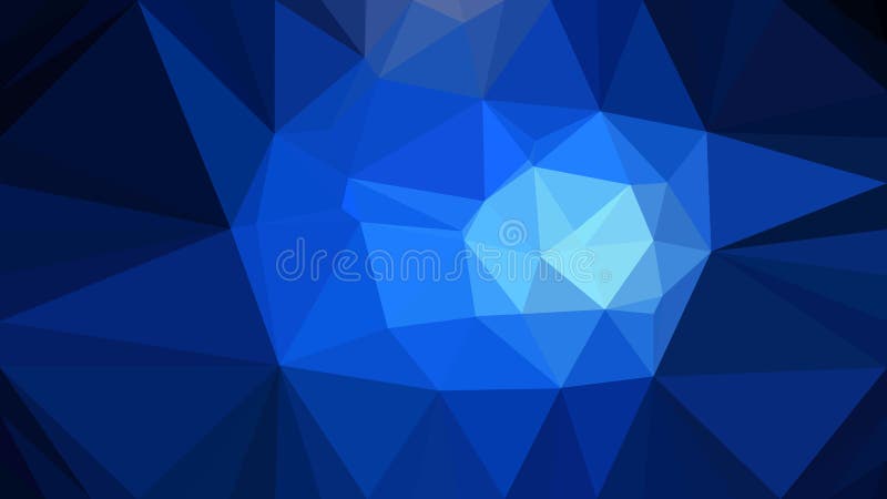 Cool Blue Low Poly Background Illustration Stock Vector - Illustration ...