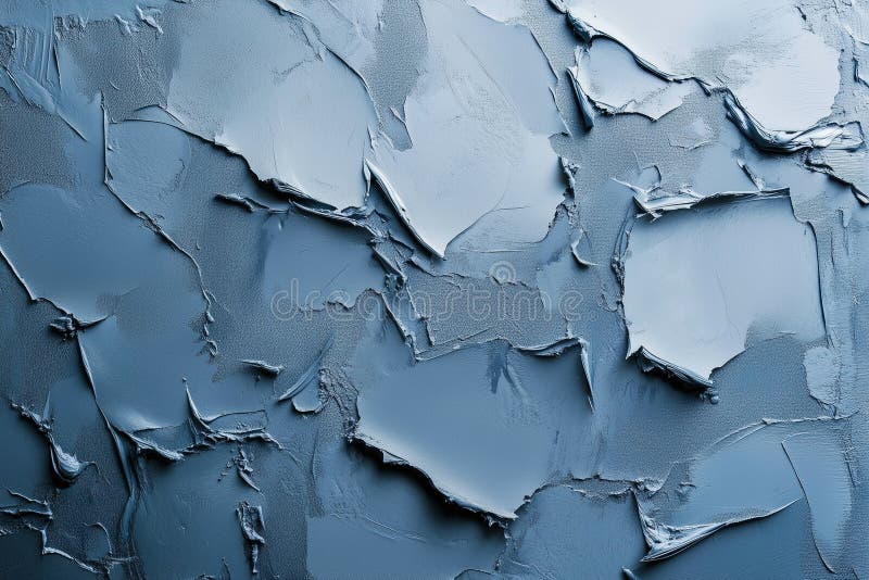 Cool Blue Plaster Texture Showcasing a Slightly Uneven Surface that ...
